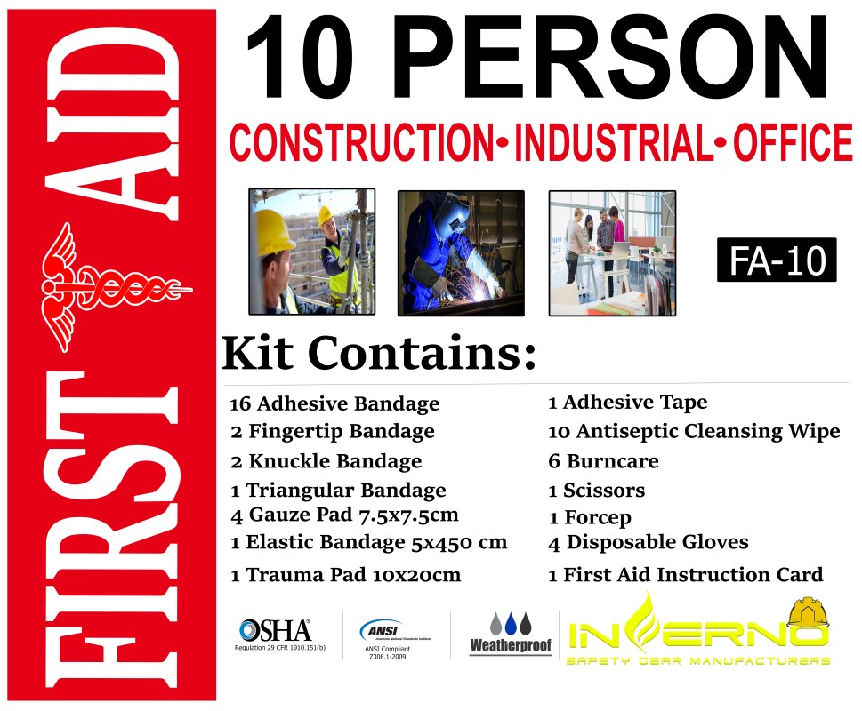 First Aid Kit (10 Persons) - SPCL GLOBAL