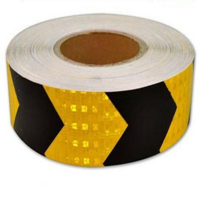 Yellow & Black Reflective Diamond Arrow Tape - SPCL GLOBAL