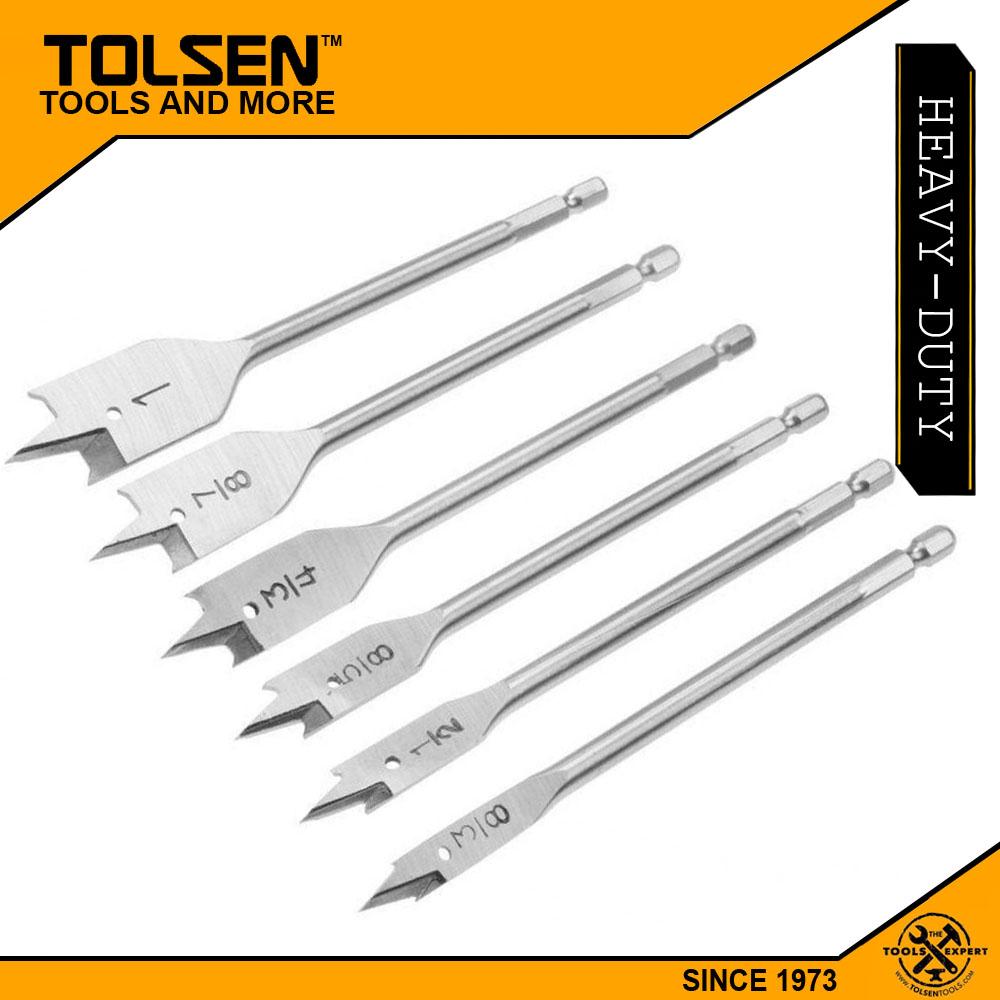 FLAT WOOD BIT SET 6PCS - SPCL GLOBAL