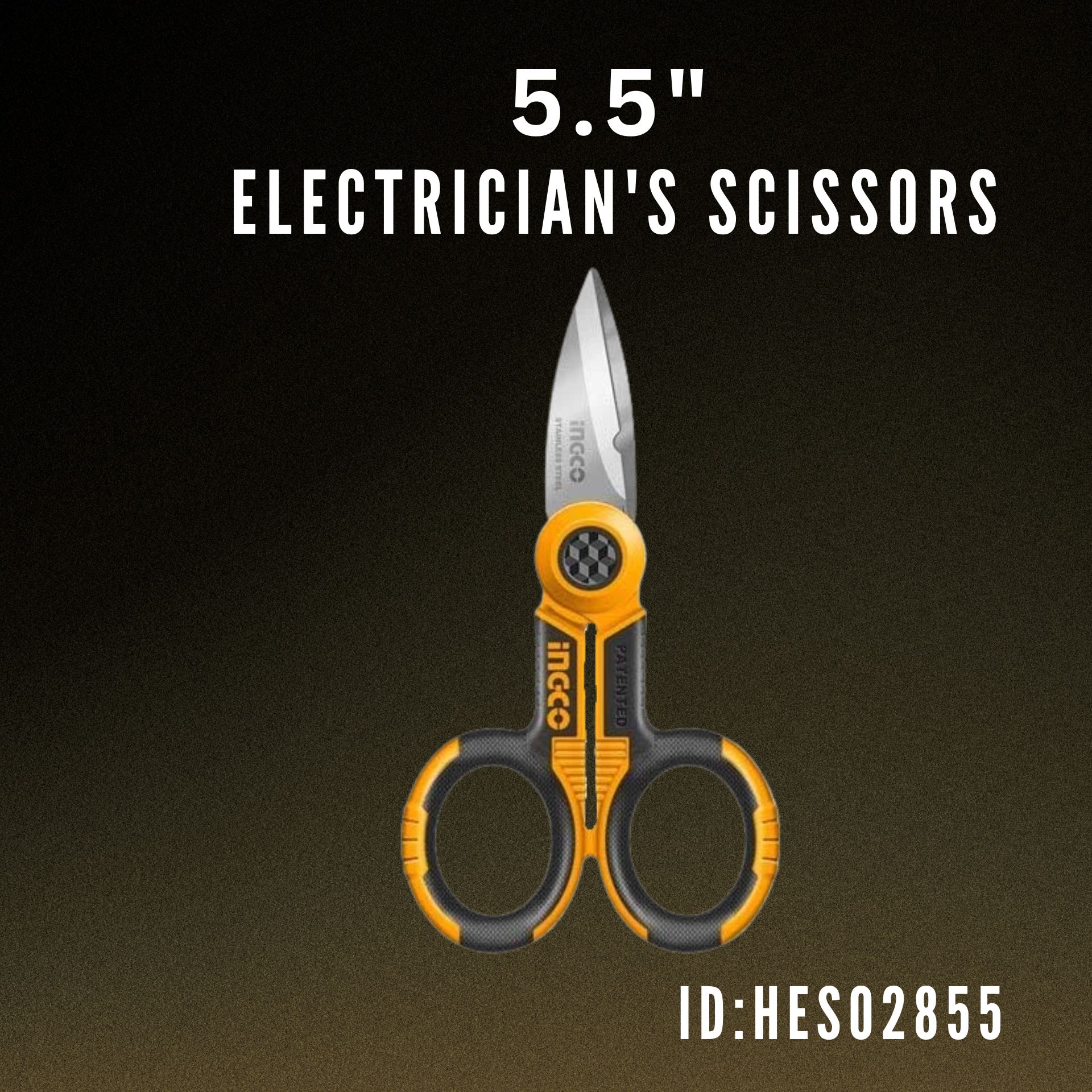 INGCO 5.5" ELECTRICIAN'S SCISSORS - SPCL GLOBAL