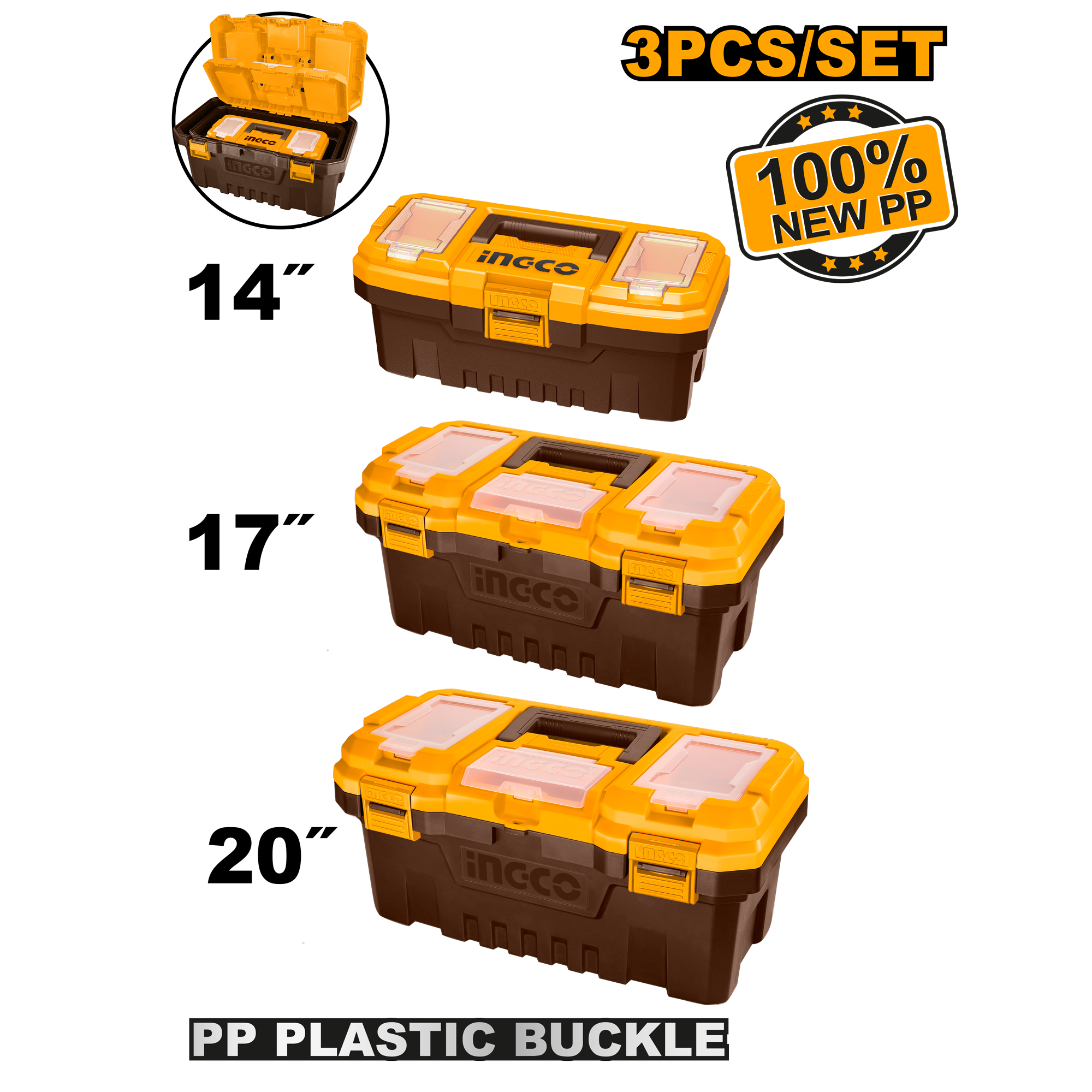 COMBO 15 TOOL BOX COMBO DEAL (14" , 17" & 20") - SPCL GLOBAL