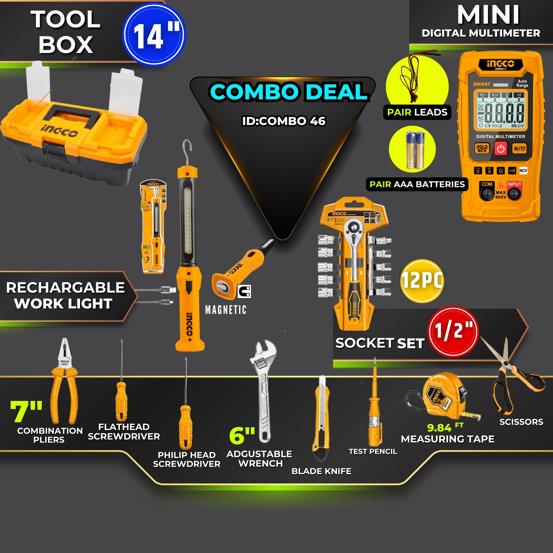 14" TOOL BOX COMBO DEAL - SPCL GLOBAL