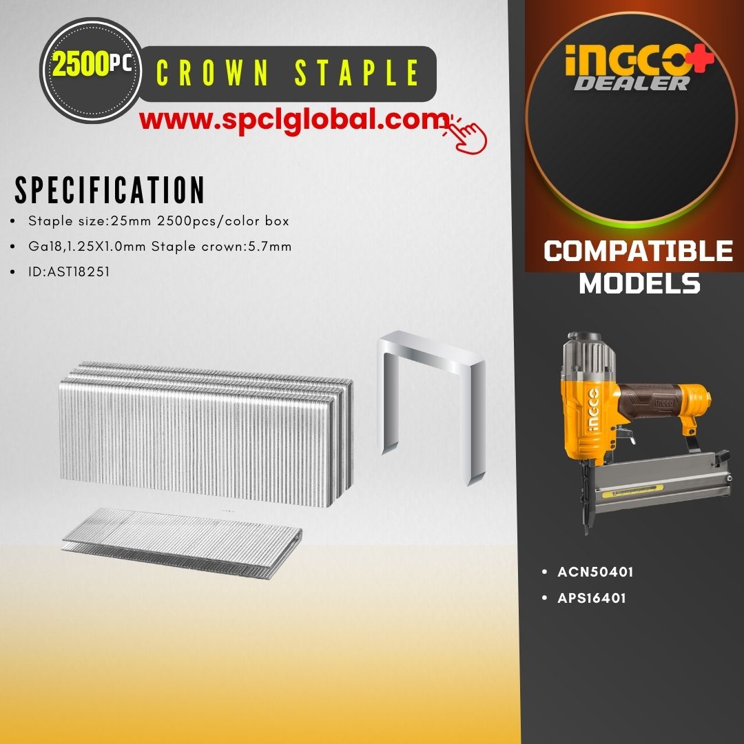 2500PC CROWN STAPLE - SPCL GLOBAL