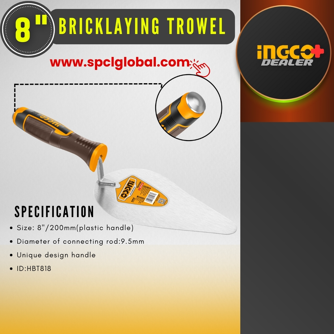 8" BRICK-LAYING TROWEL - SPCL GLOBAL