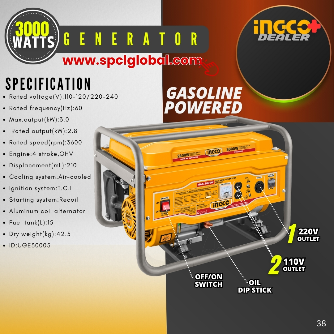 3000W GENERATOR - SPCL GLOBAL