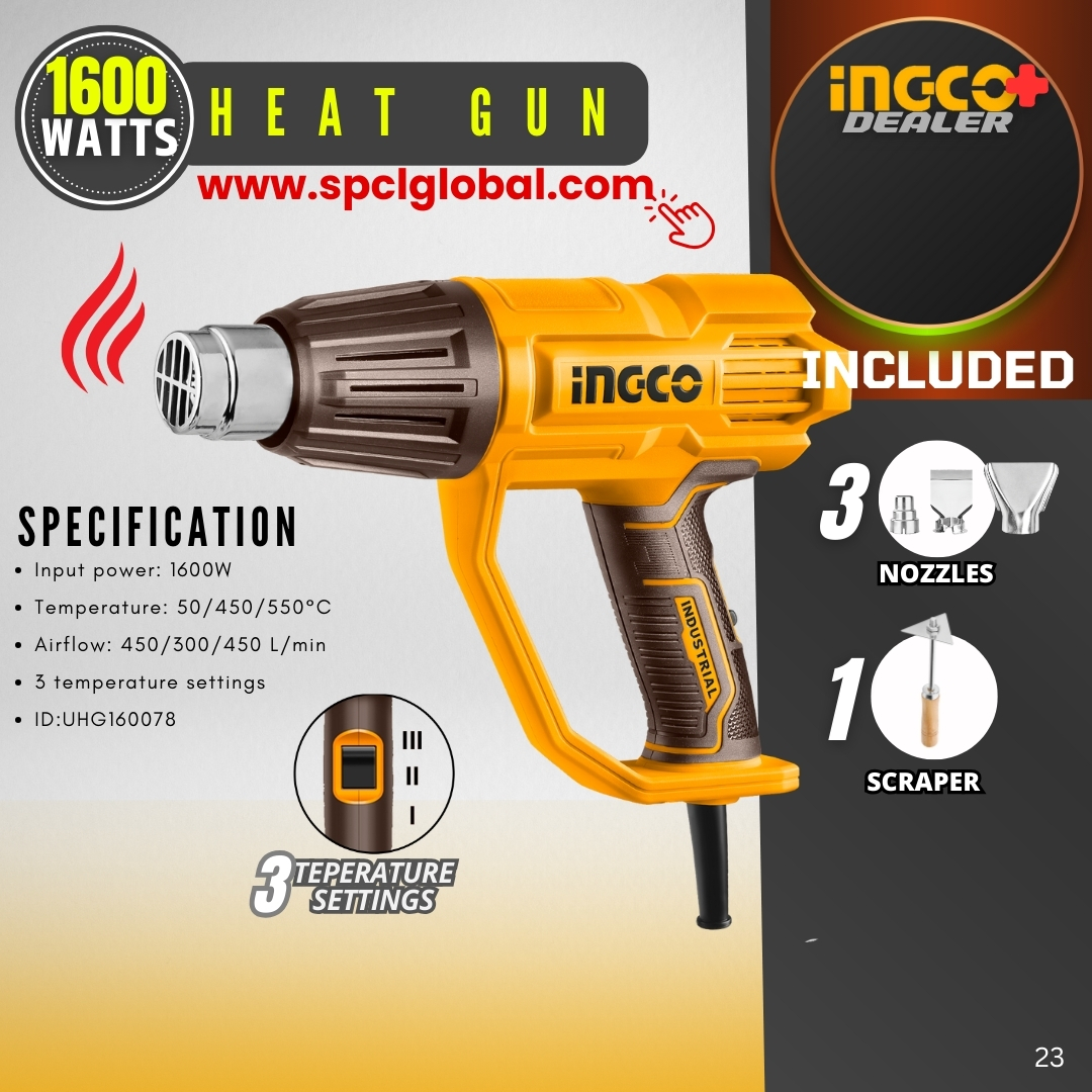 1600W HEAT GUN - SPCL GLOBAL
