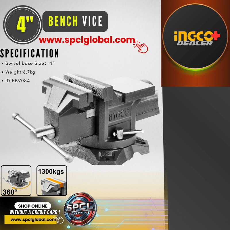 4" INGCO BENCH VICE - SPCL GLOBAL