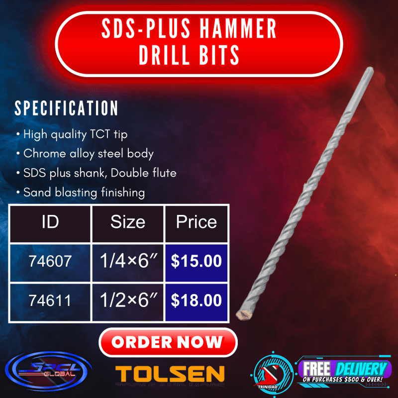 SDS-PLUS HAMMER DRILL BITS - SPCL GLOBAL